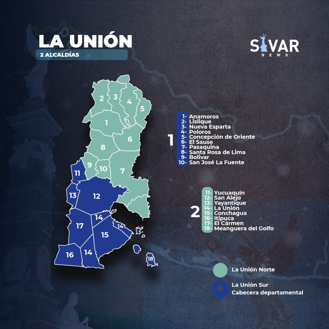 Así quedará la nueva reestructuración territorial municipal de El Salvador Así quedará la nueva reestructuración territorial municipal de El Salvador