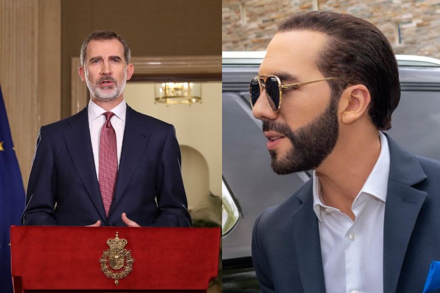 El Rey Felipe VI participará en la toma de posesión de Nayib Bukele